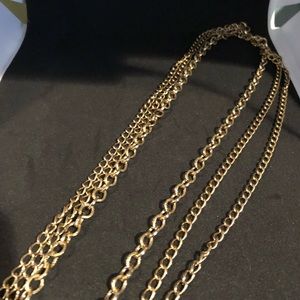 Jewelry | Vintage Three Chain Necklace | Poshmark